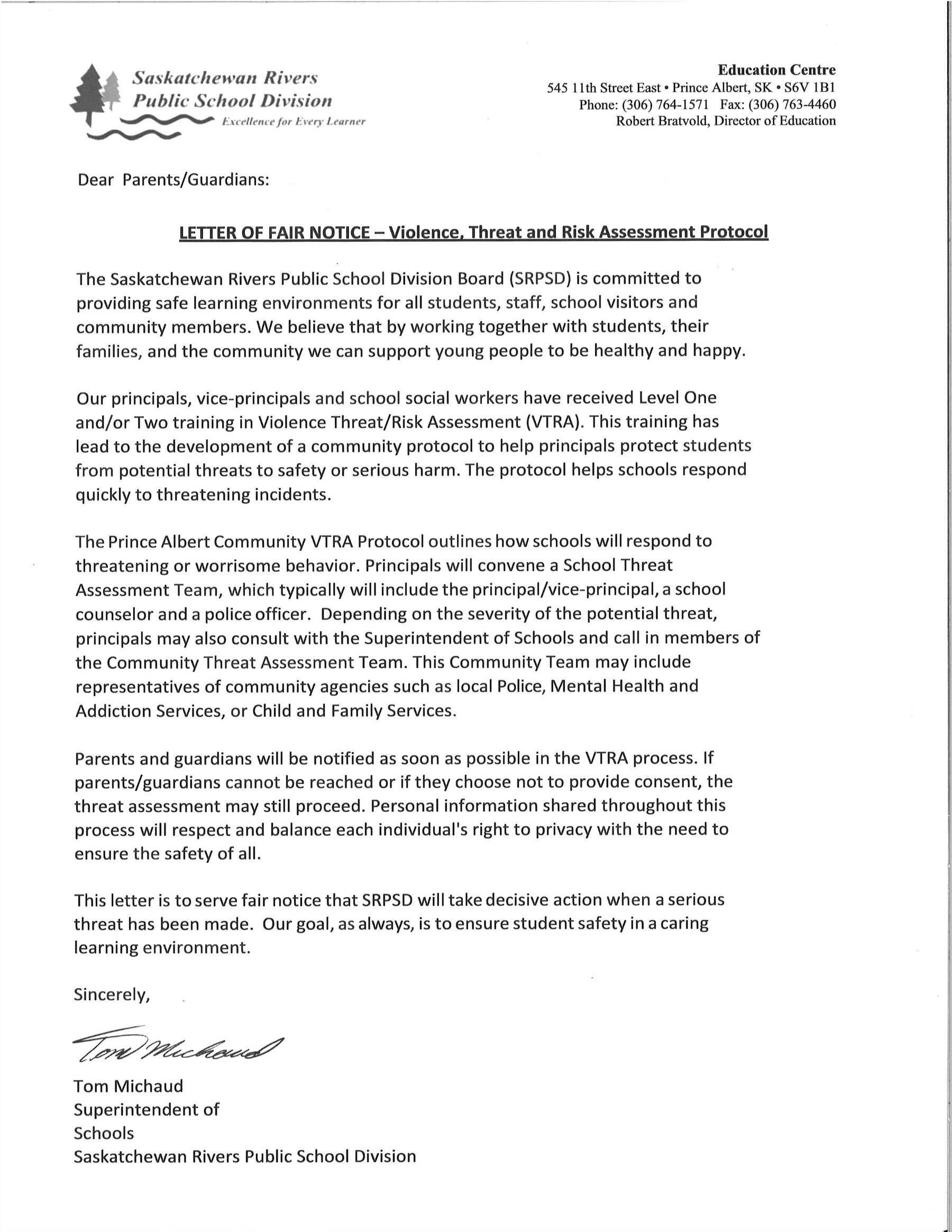 Letter Of Fair Notice Carlton Comprehensive Public High School letter-of-fair-notice-carlton-comprehensive-public-high-school